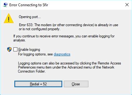 Windows Dial Up Connection Problem After Creators Update Microsoft Community