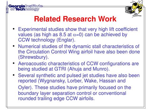Ppt Numerical Simulations Of The Aerodynamic Characteristics Of Circulation Control Wing
