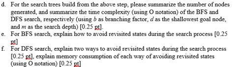 Using The Bfs And Dfs Graph Shown Above Solve The