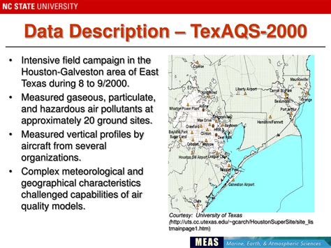Ppt An Examination Of Wrfchem Physical Parameterizations Nesting Options And Grid