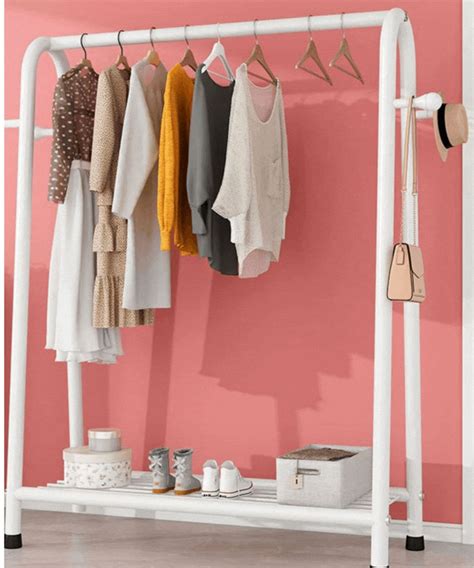 나혼산 필수🧡 철제 프레임 행거 👕 원룸 자취 옷걸이 수납 보관 멀티 옷 리빙박스