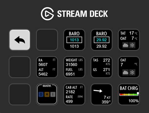 Stream Deck 15 Button Aao Profile For Cessna 172 G1000 For Microsoft Flight Simulator Msfs