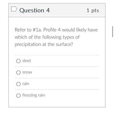 Solved Question 1 1 Pts Refer To 1a Profile 1 Would