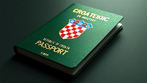 Croatian Passport Design Stable Diffusion Online