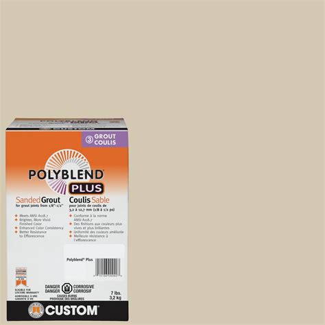Custom Building Products Polyblend Plus 382 Bone 7 Lb Sanded Grout