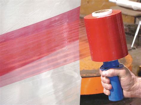 GOODWRAPPERS Color Coding Stretch Wrap With Handle Cast 80 Ga 5 In