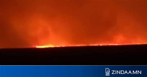 Хуурайшилт их салхи шуургатай байгаа нь түймрийн эрсдэлийг НЭМЖ БАЙНА