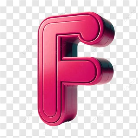 3d F 문자 디자인 붉은 색 핑크 글꼴 문자 F 3d 렌더링 풍선 3d 분홍색 3d 렌더링 문자 F 흰색 Png 일러스트