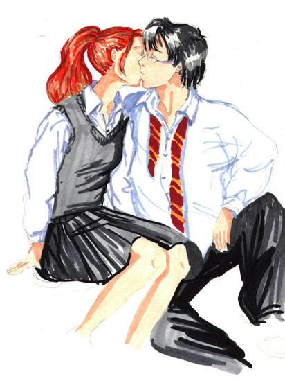Couple Harry Ginny By Thenorthmint On Deviantart