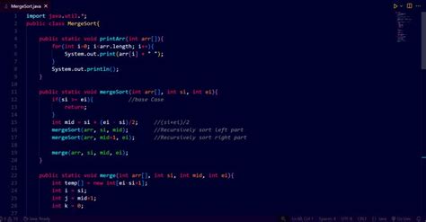 300dayslearningcoding java coding mergesort divideandconquer