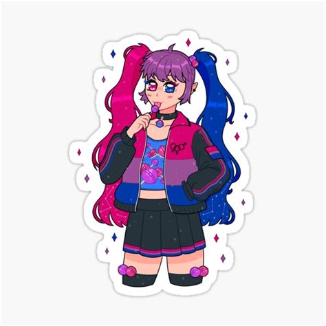 Bisexual Flag Sticker By Tenti Q Redbubble