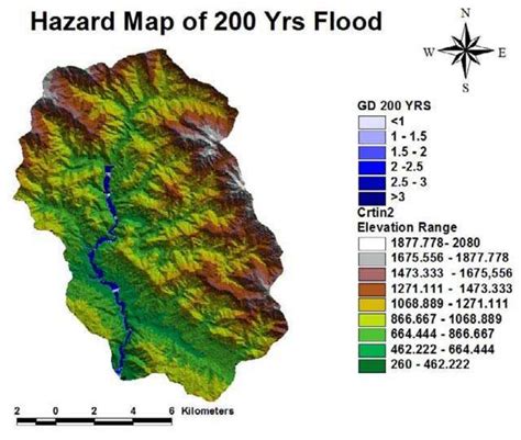 Map 4 Hazard Map Of 200 Years Return Period Flood Map 3