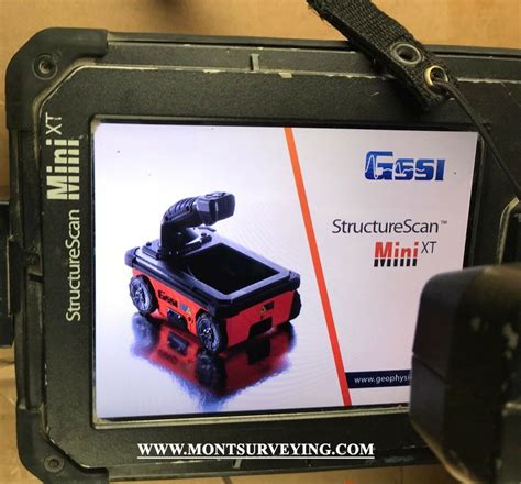 GSSI StructureScan Mini XT GPR Mont Surveying