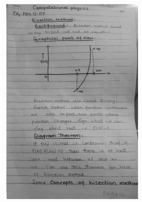 Solution Computational Physics Bisection Method Background And