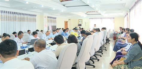 စက်သုံးဆီ တင်သွင်းသိုလှောင်ဖြန့်ဖြူးခြင်းဆိုင်ရာ ညှိနှိုင်းအစည်းအဝေးကျင်းပ Myawady Webportal