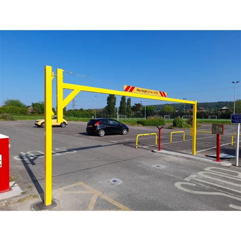 Easy Open Height Restriction Barrier Low Level Locking Heavy Duty And Secure Access Control