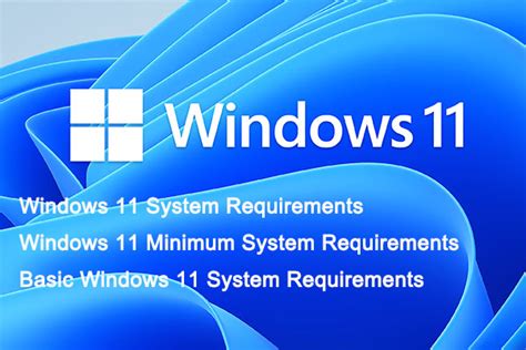 Basic Windows System Requirements For PCs Laptops MiniTool