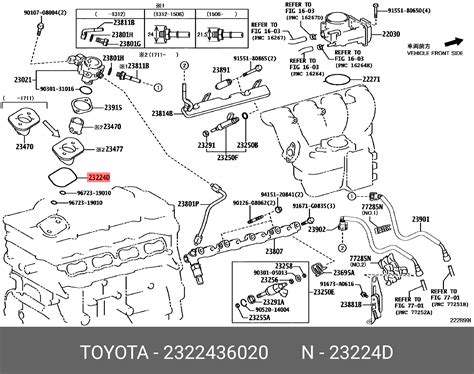 23224 36020 Genuine Toyota 2322436020 Harrier Hybrid 201312 202005