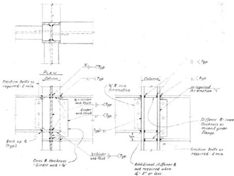 Typical Beam To Column Connection Details Download Scientific Diagram