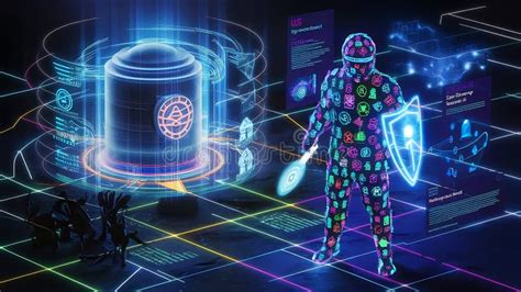 Security Theme Of Cyber Security Data Protection Information Privacy