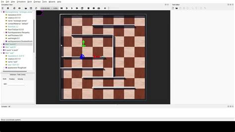 Wall Following Robot Simulation Webots Youtube