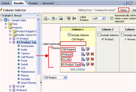 Diksha Sea Obiee 11g Creating Column Selector And View Selector Views