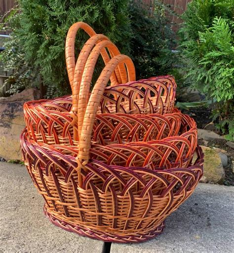 ᐉ Набір кошиків Пасхальних плетених із лози 4 шт Krz 0107 • Краща ціна в Києві Україні