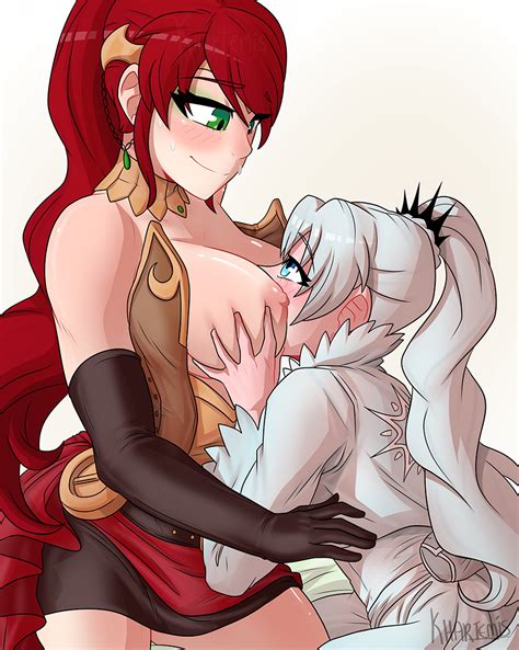 Rule 34 Big Breasts Breasts Khartemis Nipples Pyrrha Nikos Rwby Weiss
