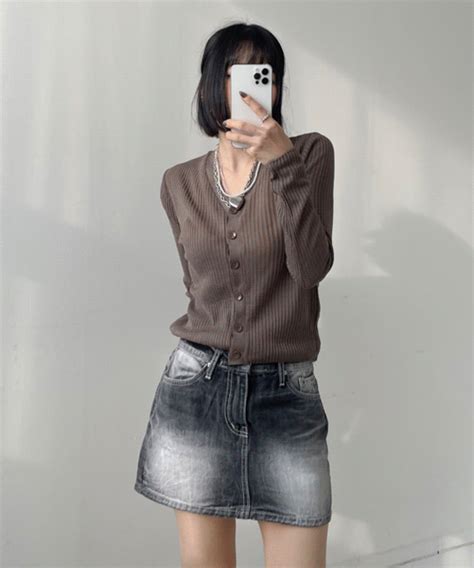 봄신상 [핏감이쁨 시스루가디건 여름가디건] 어트 씨니 골지 니트 시스루 가디건 에이블리