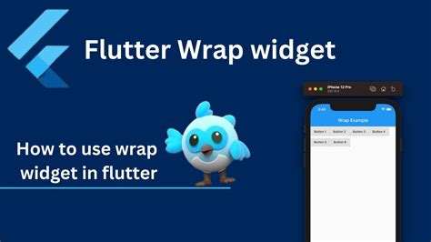 Flutter Widget Wrap Widget 👍 Purpose How To Use It Youtube