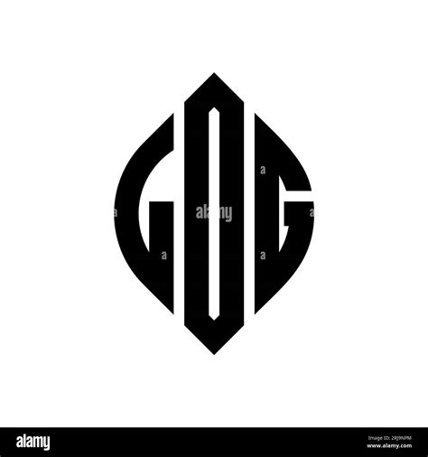 Log Circle Letter Logo Design With Circle And Ellipse Shape Log