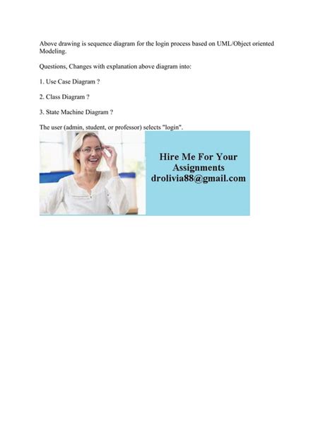 Above Drawing Is Sequence Diagram For The Login Process Based On UML O Pdf