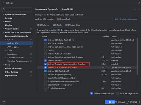 android emulator hypervisor driver安装一直弹出黑窗口安装失败 install android