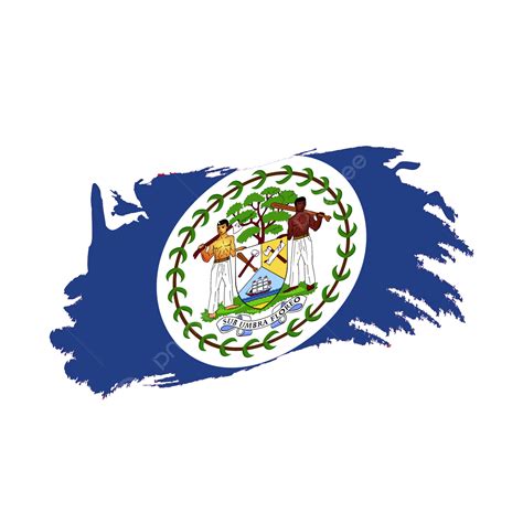 Belize Flag With Waving Brush Stroke Clipart Hd Images Flag Clipart Brush Clipart Belize Flag