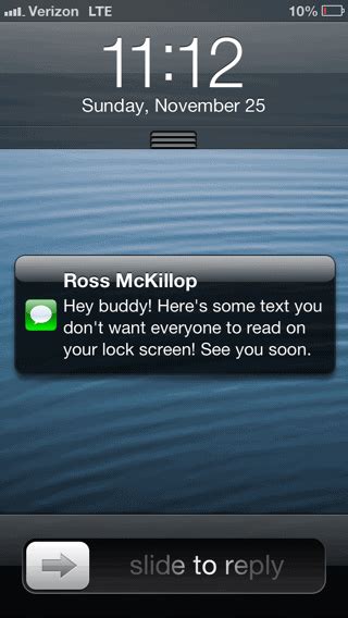 How To Stop Text Messages From Displaying On Your IPhone Lock Screen Simple Help