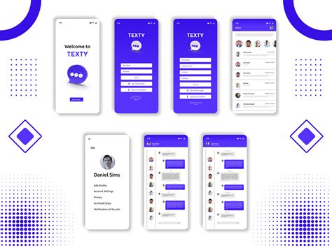 Messenger App App Ui On Behance