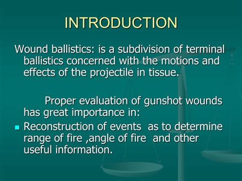 Classification Of Gunshot Wounds Pptx