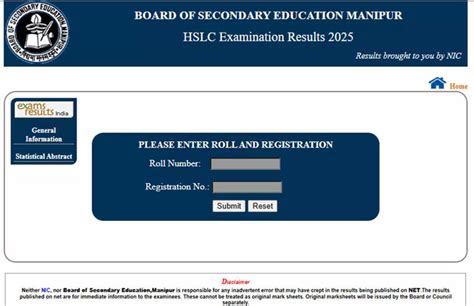 Bosem Manipur Hslc Result 2025 Declared