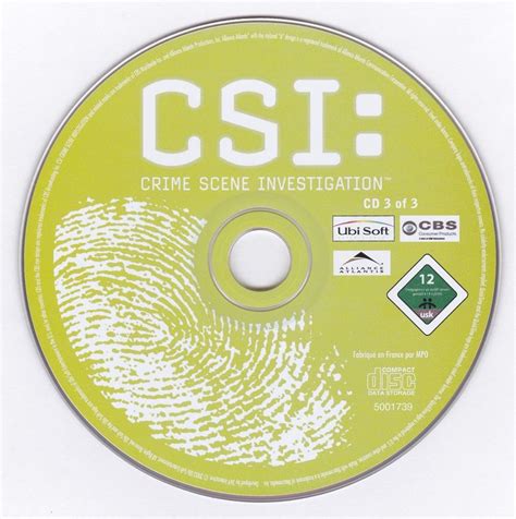 Csi Crime Scene Investigation Cover Or Packaging Material Mobygames
