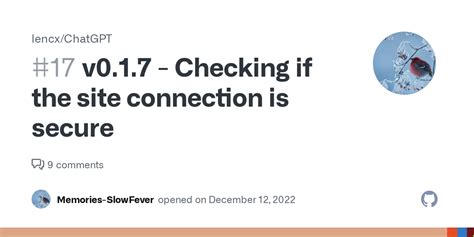 V017 Checking If The Site Connection Is Secure · Issue 17 · Lencx