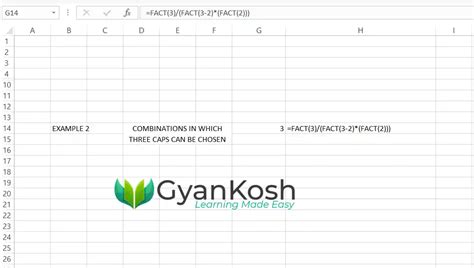 How To Do Factorial In Excel Using The Fact Function With Example