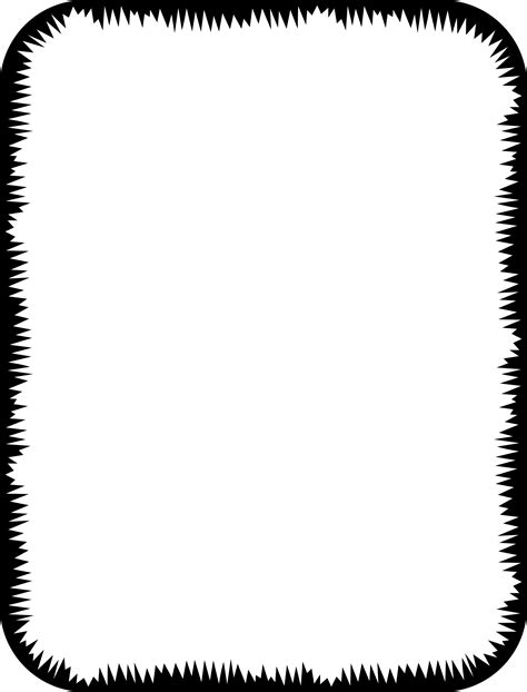 Clipart Jagged Border Us Size