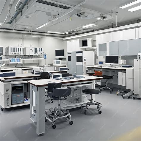Laboratory Workbench Furniture In Science Classroom Interior Of University College Laboratory