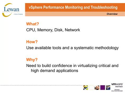 Vmware Vsphere Performance Troubleshooting Pptx