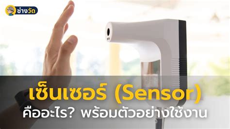 เซ็นเซอร์ Sensor คืออะไร พร้อมหลักการทำงานและตัวอย่างการใช้งาน เด็กช่างวัด