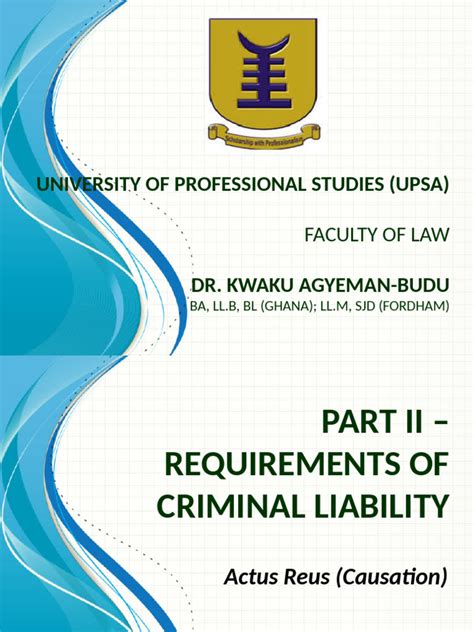 4 Actus Reus Causation Pdf Mens Rea Causation Law