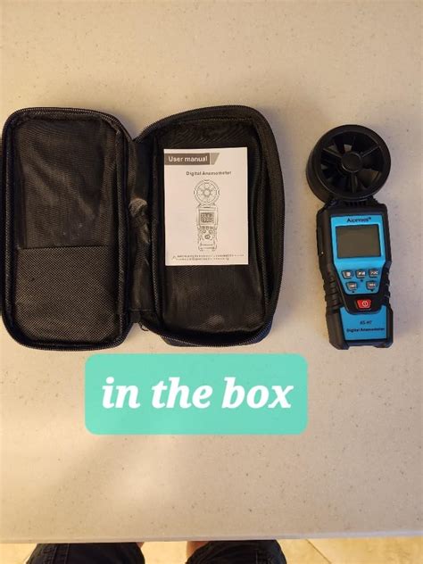 9 Mo Finance Aicevoos H7 Digital Anemometer Handheld Wind Speed Meter For HVAC Measures Wind