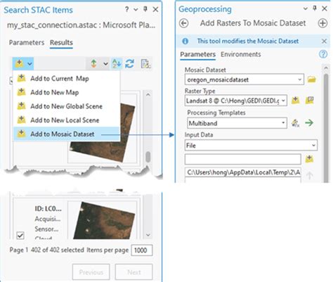 Create Image Cubes From STAC Enabled Datasets Using ArcGIS