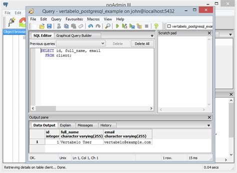 Getting Started With Vertabelo And Postgresql Vertabelo Database Modeler