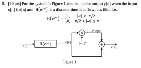 Solved Pts For The System In Figure Determine Chegg Com